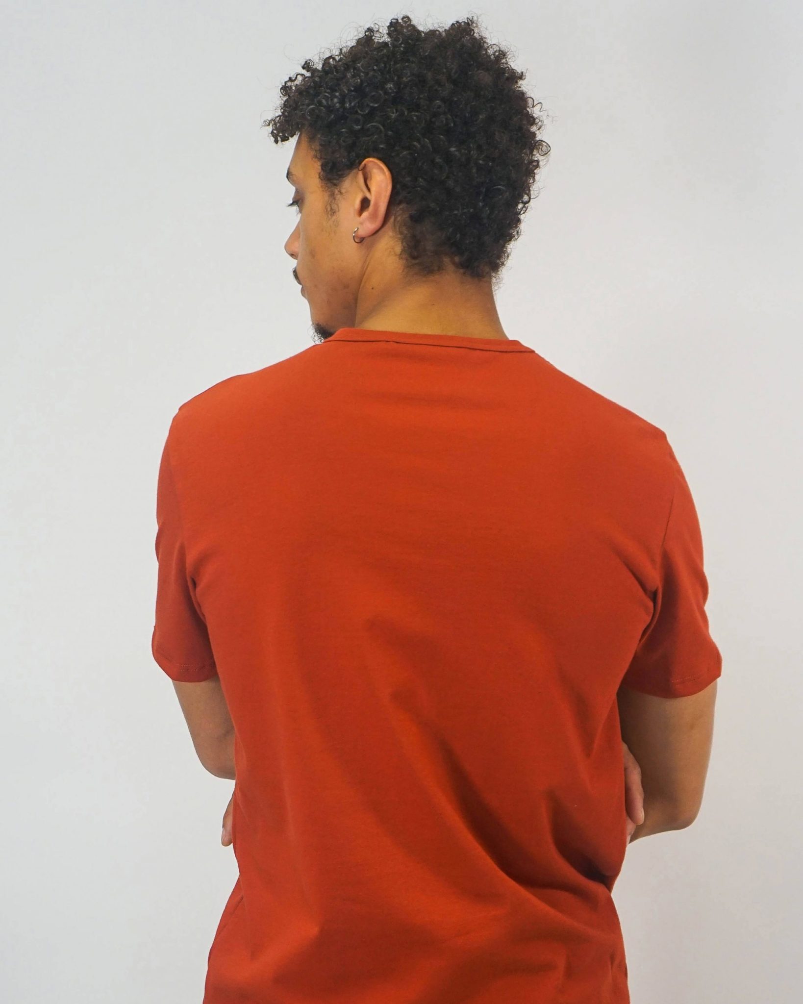 T-shirt terracotta coton bio Made in France - GOHO