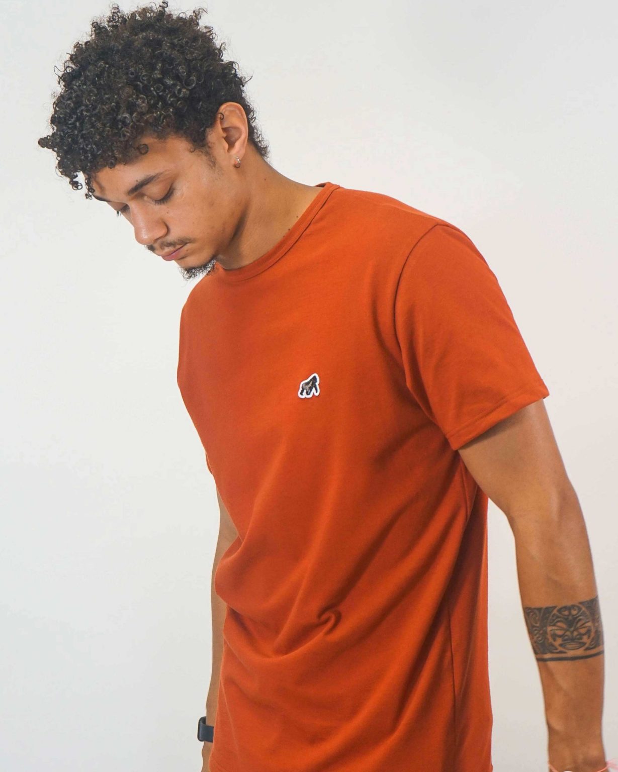 T-shirt terracotta coton bio Made in France - GOHO